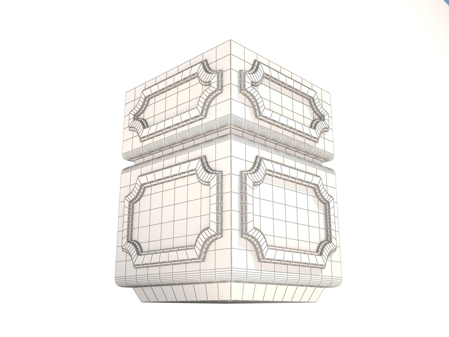3d Model Classic Urn