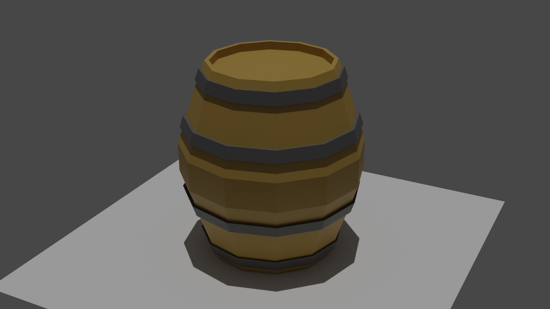 Free 3D Simple Barrel - TurboSquid 2010050