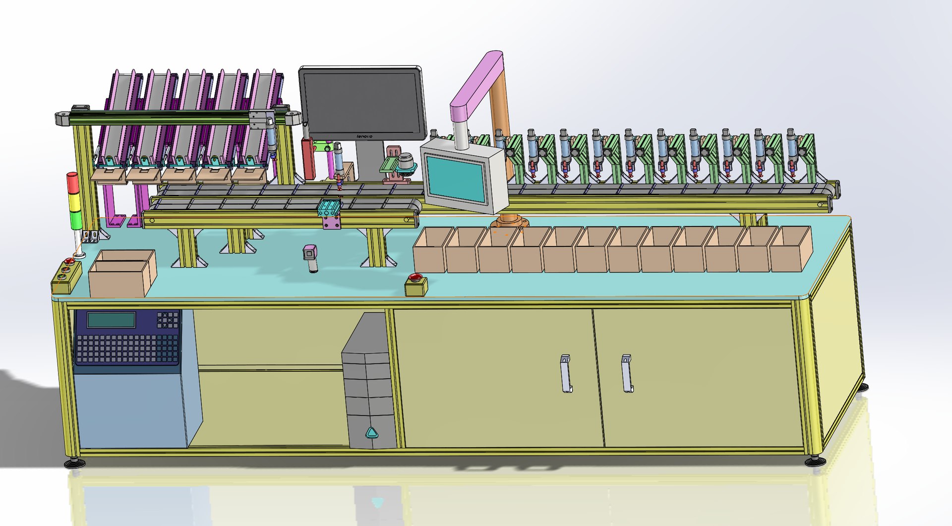 Sorting Machine 3D - TurboSquid 1713917