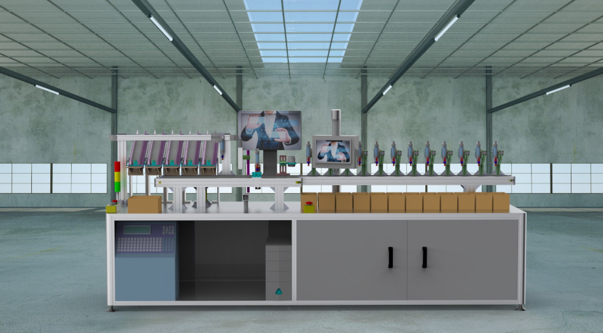 Sorting Machine 3D - TurboSquid 1713917