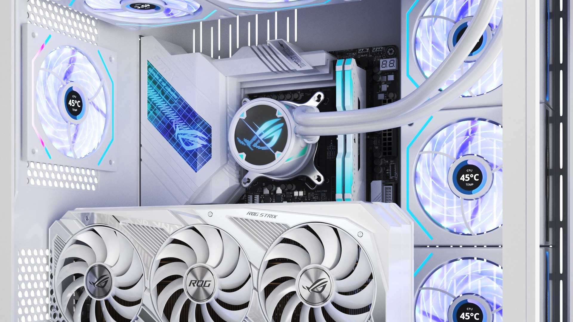 Full Detailed White Computer Tower Case 2 3D - TurboSquid 2297883