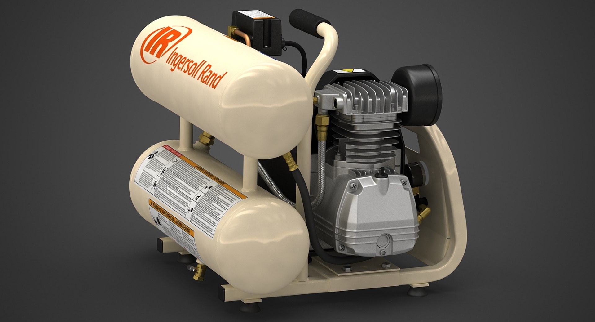 Ingersoll-rand Portable Air Compressor 3D - TurboSquid 1190258