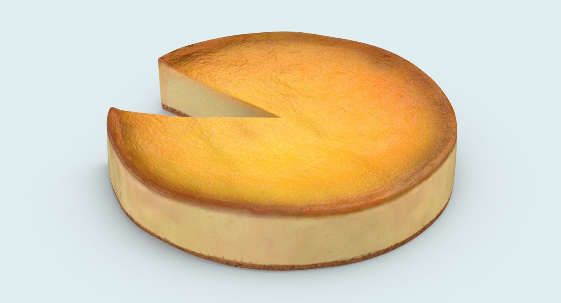 3D New-york-style-cheesecake---slice-cut - TurboSquid 1353652