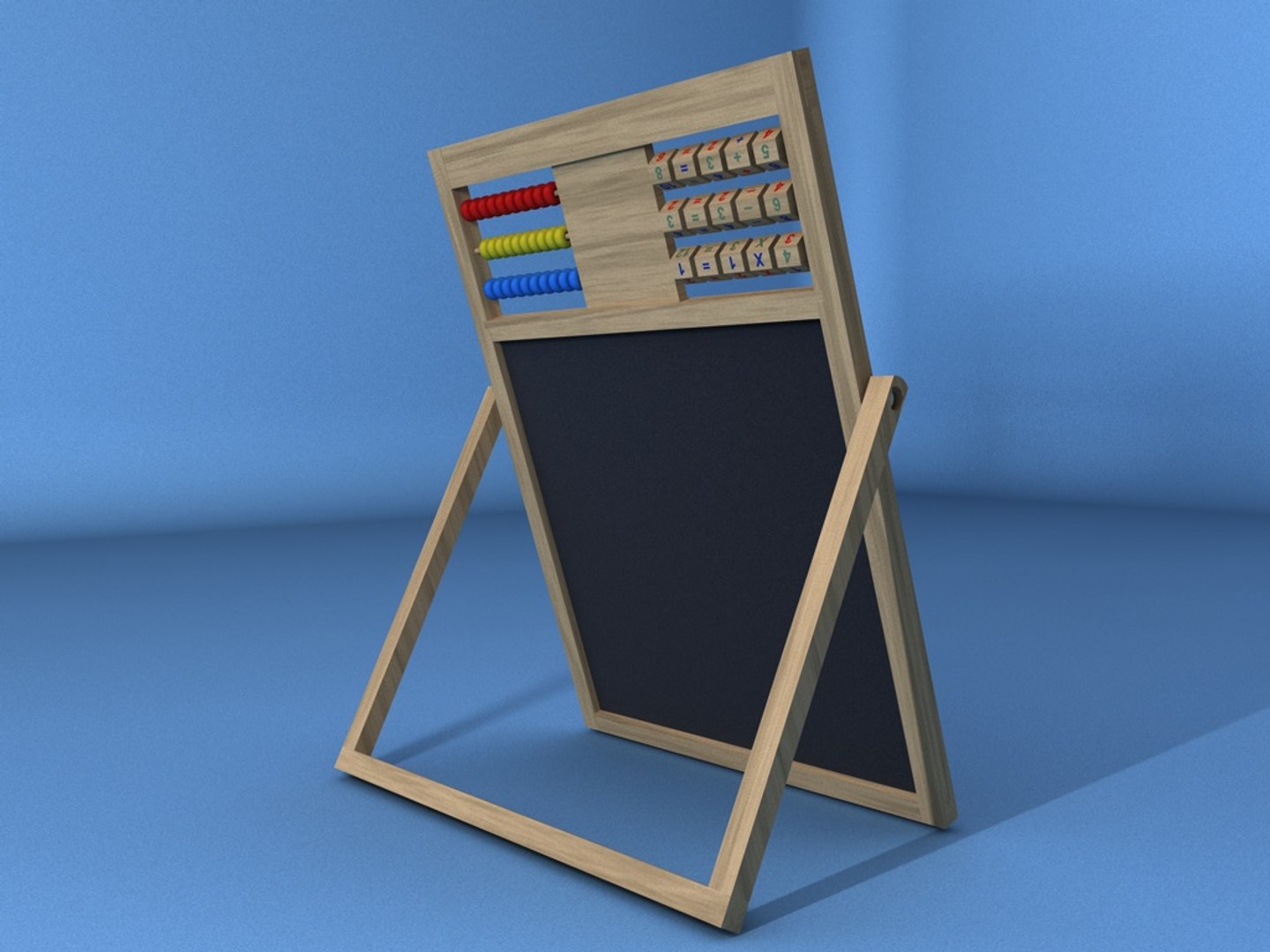 Caillou Abacus Wood 3d Model