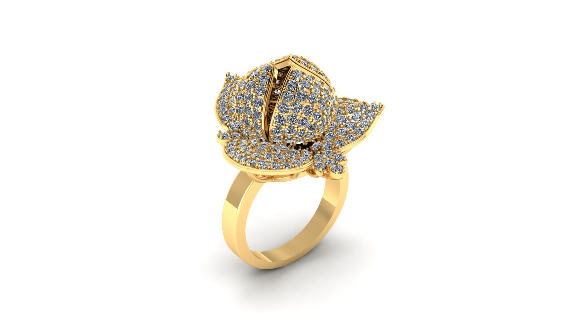 3D Romdul Diamond Ring model - TurboSquid 2076659