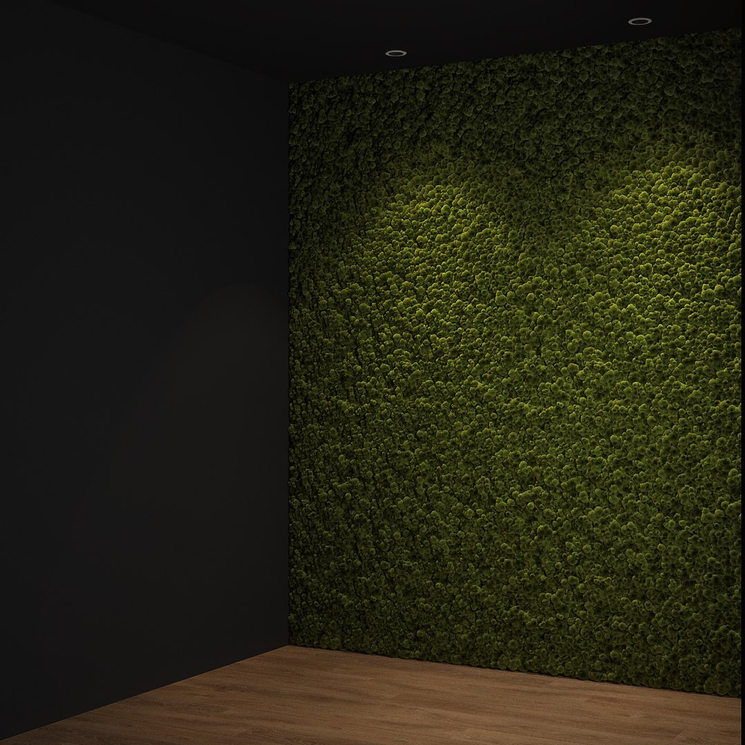3d model photorealistic moss