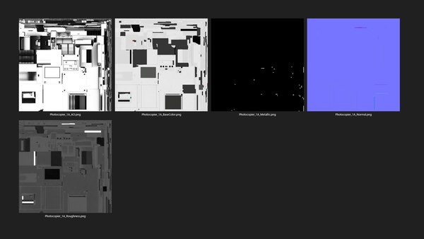 Photocopier 1a 3D model - TurboSquid 1657909