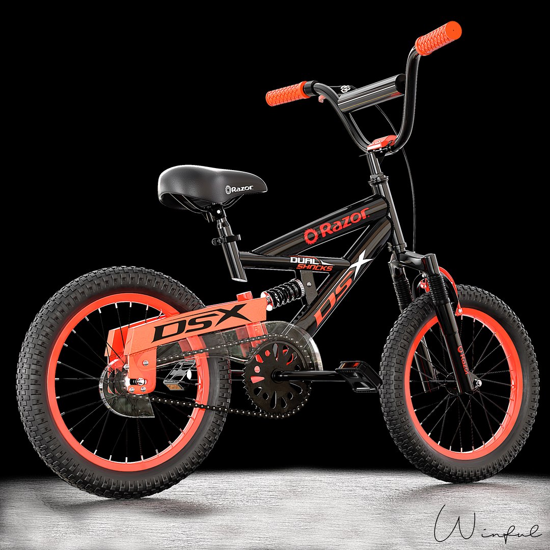 3D Razor Dual Suspension Bmx Bike - TurboSquid 1501941