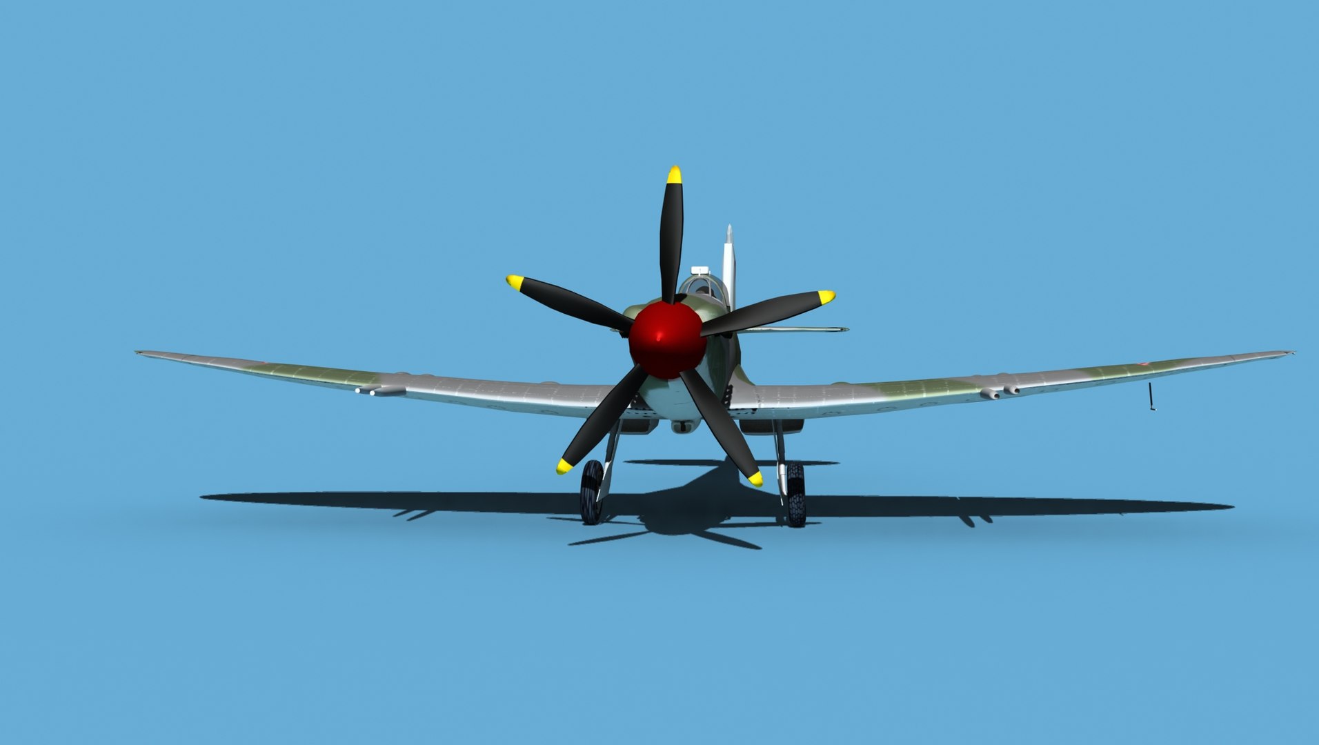 Supermarine Spitfire Mk XXII V21 Soviet Union 3D Model - TurboSquid 1925755
