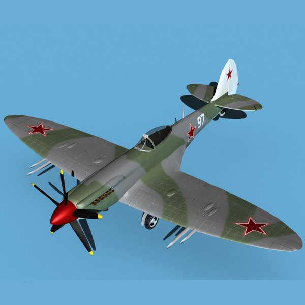 Supermarine Spitfire Mk XXII V21 Soviet Union 3D model - TurboSquid 1925755