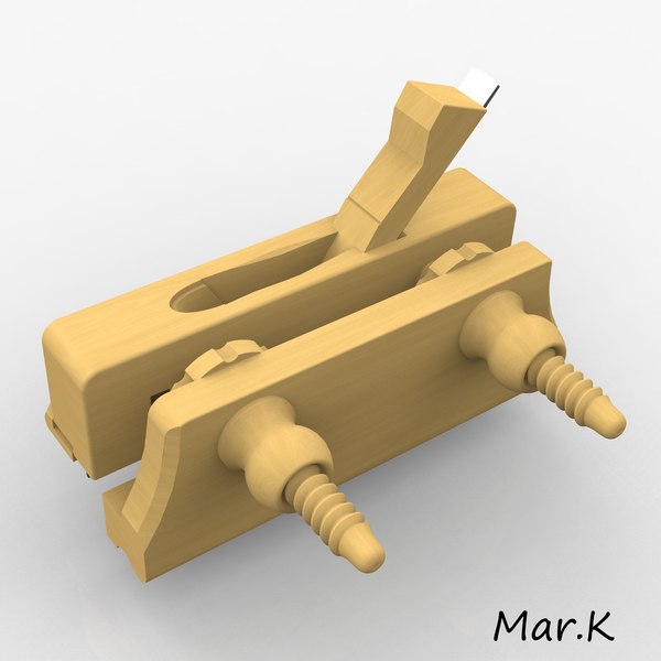 3d model grooving plane