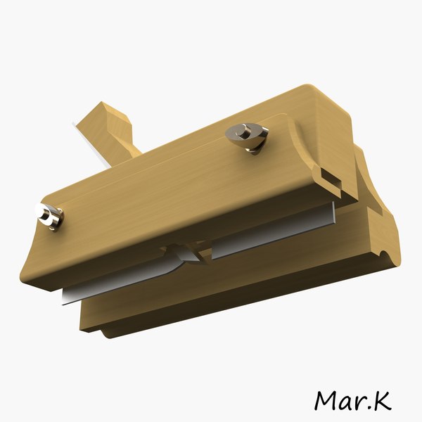 3d model grooving plane