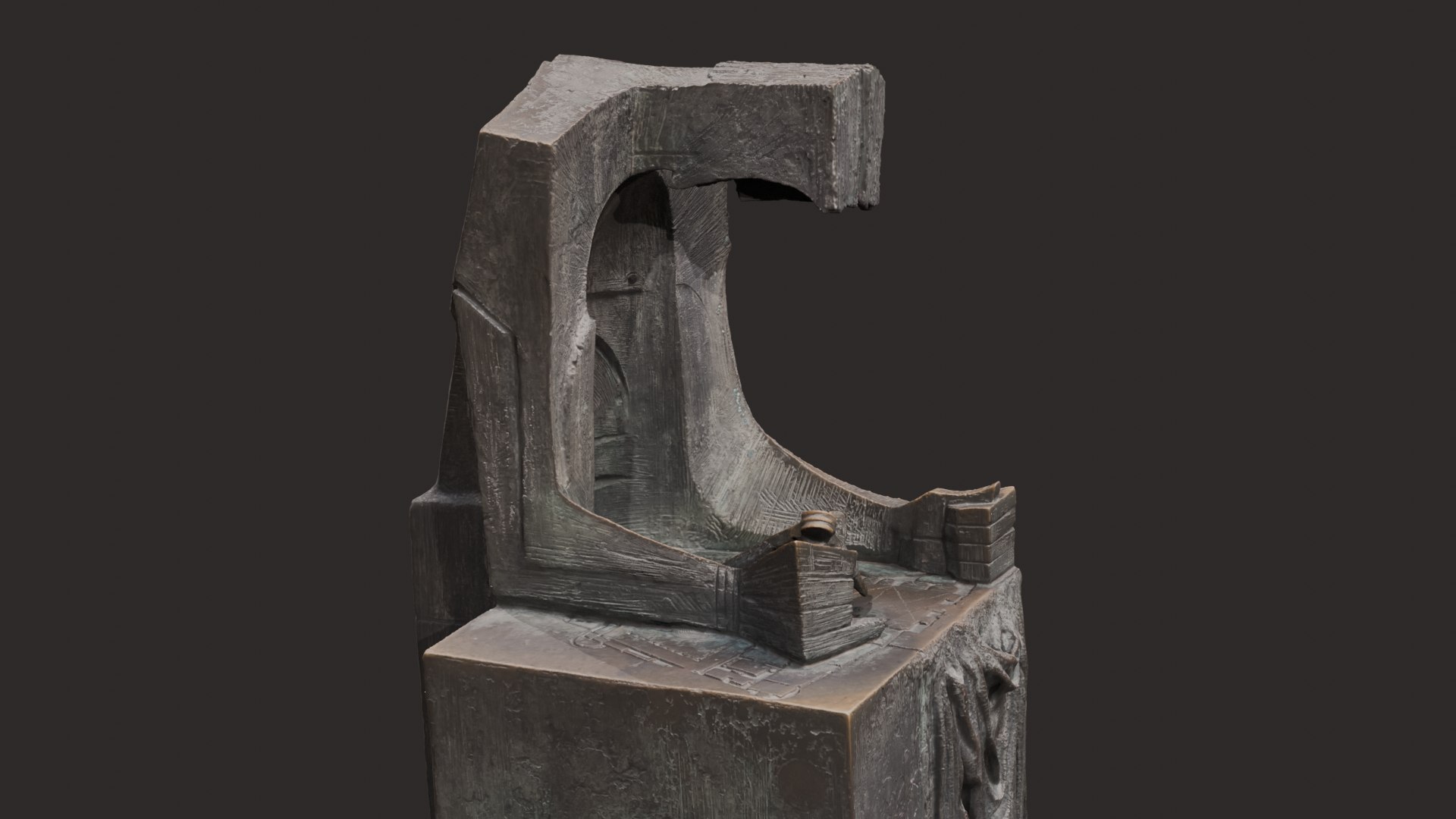 3D Model Of Statue By Josep Maria Subirachs In Girona Model ...