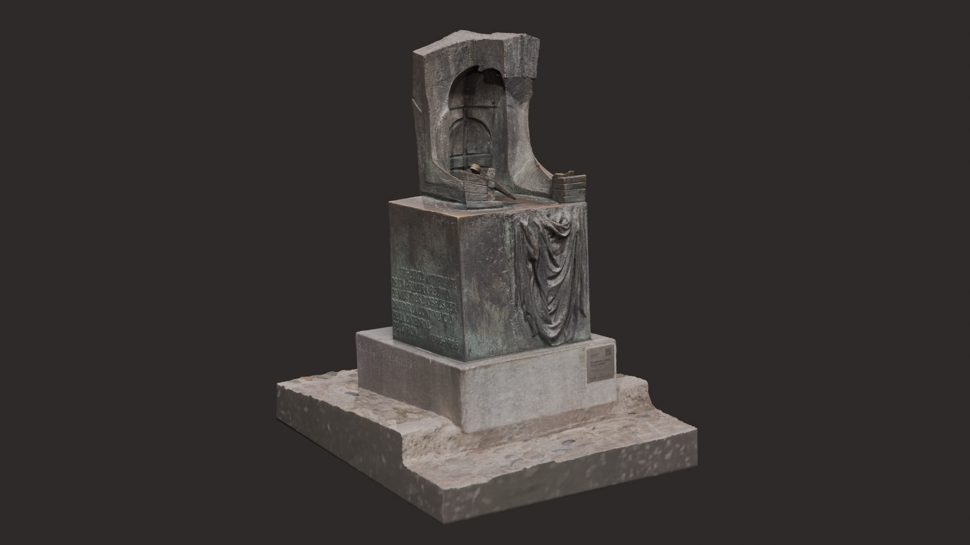 3D Model Of Statue By Josep Maria Subirachs In Girona Model ...