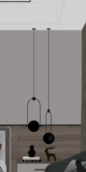 3D hanging lamp model - TurboSquid 1700913