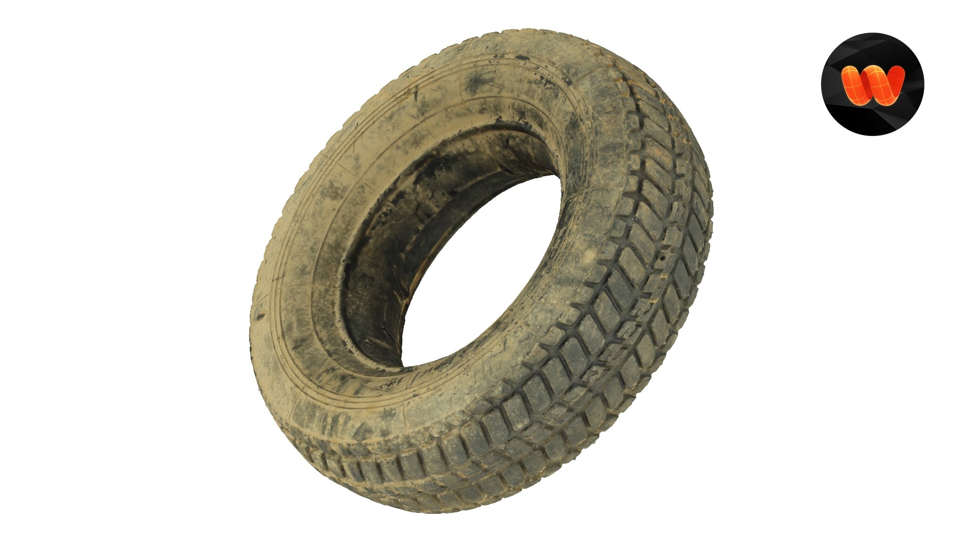 Wheelbarrow Tire Raw Scanned 3D Model - TurboSquid 1796242
