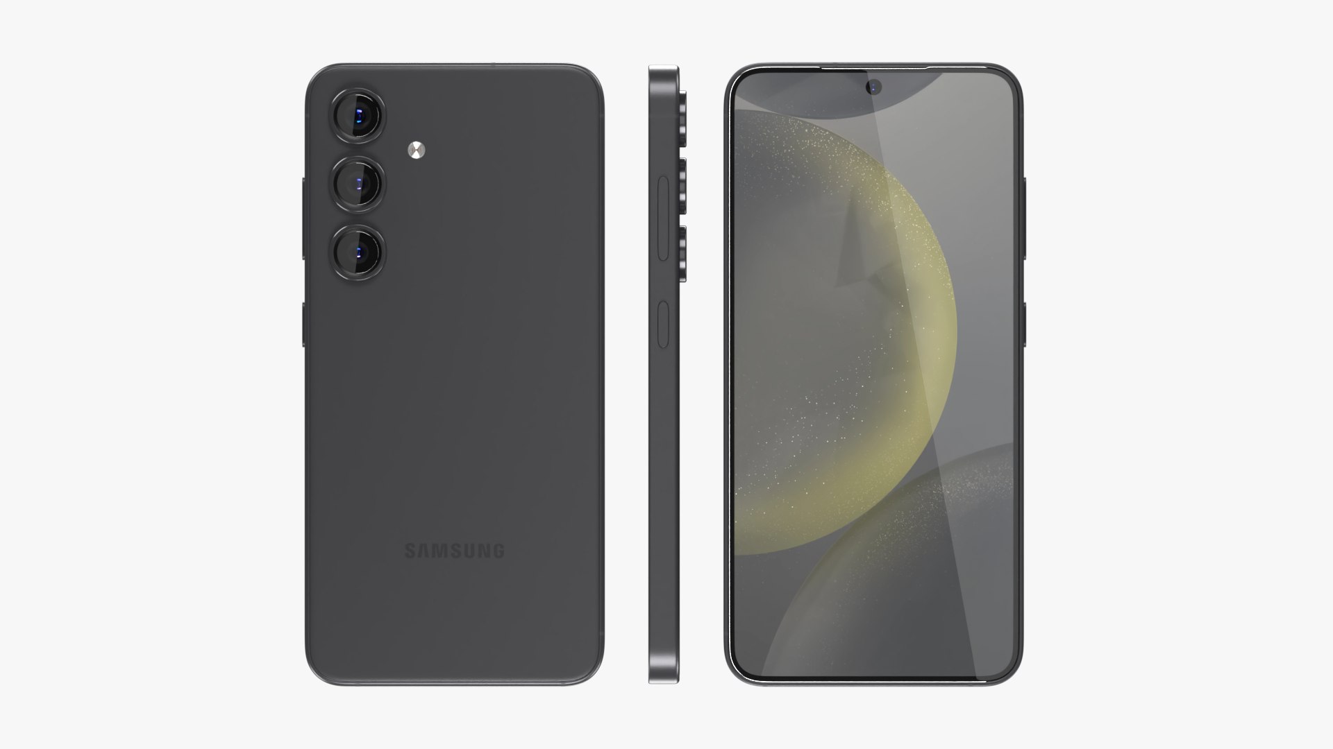 Samsung Galaxy S24 Onyx Black 3D model - TurboSquid 2179330