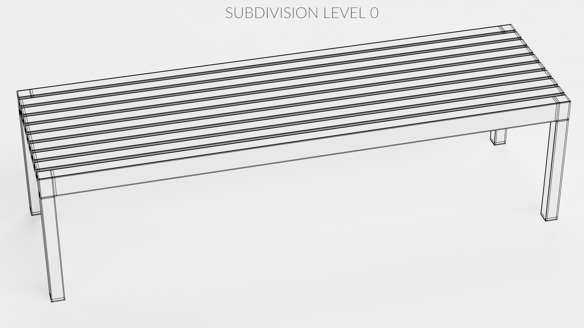 Garden Bench 1 3D Model - TurboSquid 2052733