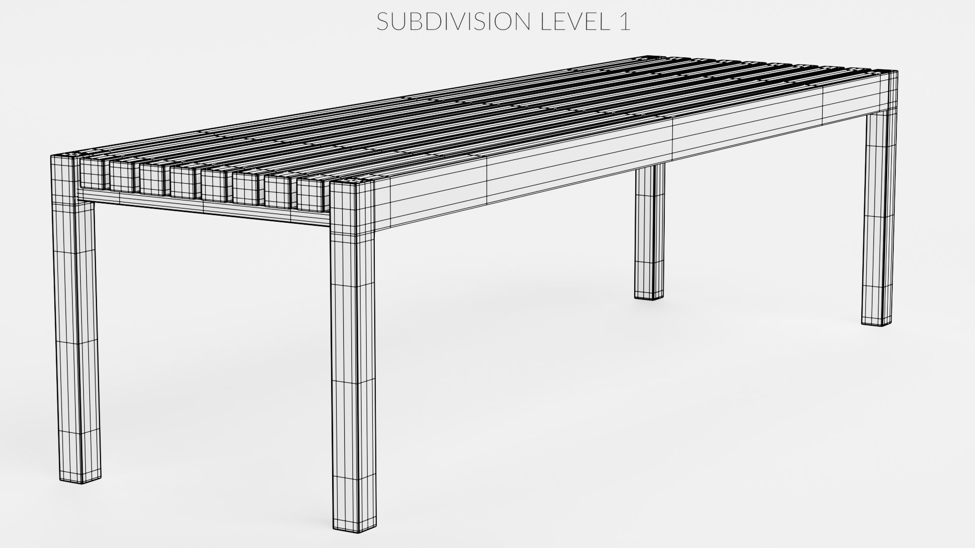 Garden Bench 1 3D Model - TurboSquid 2052733