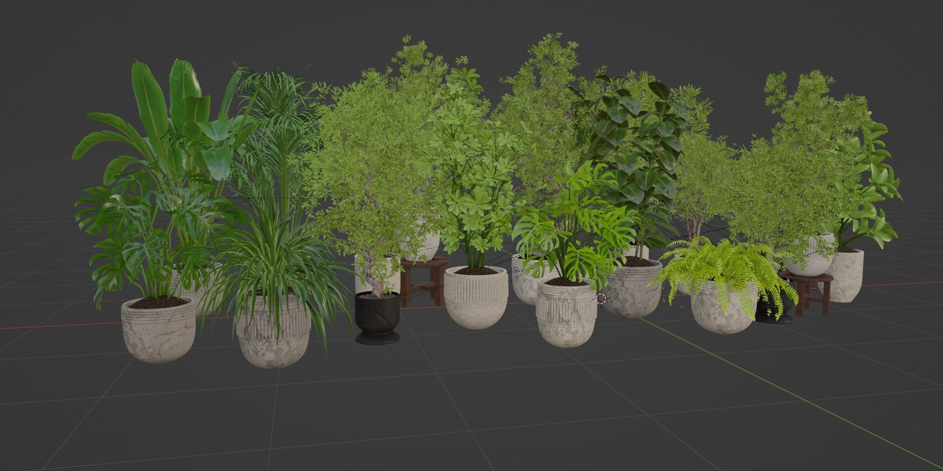 3D Plants Collection-Blender 3D Model - TurboSquid 2144548