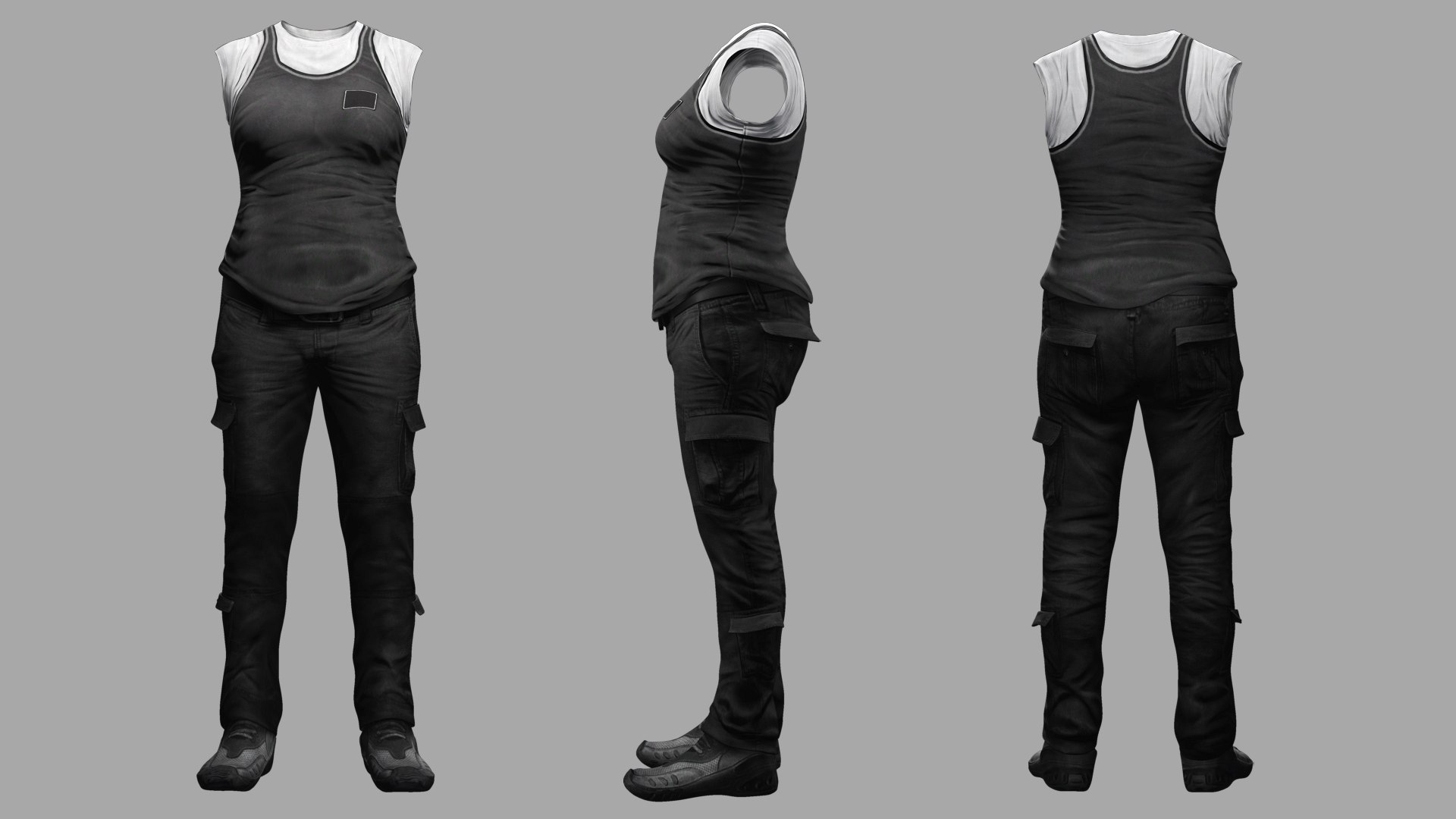 Civilian Realistic Outfit 3D Model - TurboSquid 2445162