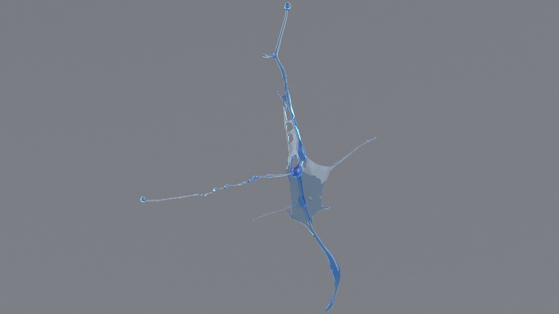 3D Animated Abstract Liquid Splash 06 model - TurboSquid 1748845