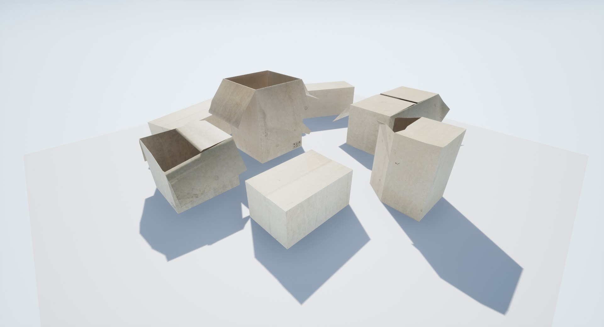 3D Boxes Low-poly Pbr Model - TurboSquid 1386104