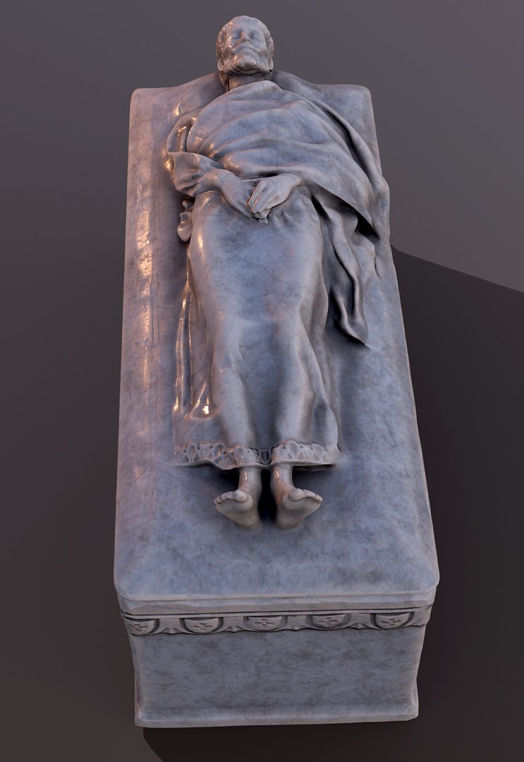 Medieval Stone Sarcophagus 3D Model - TurboSquid 2149377