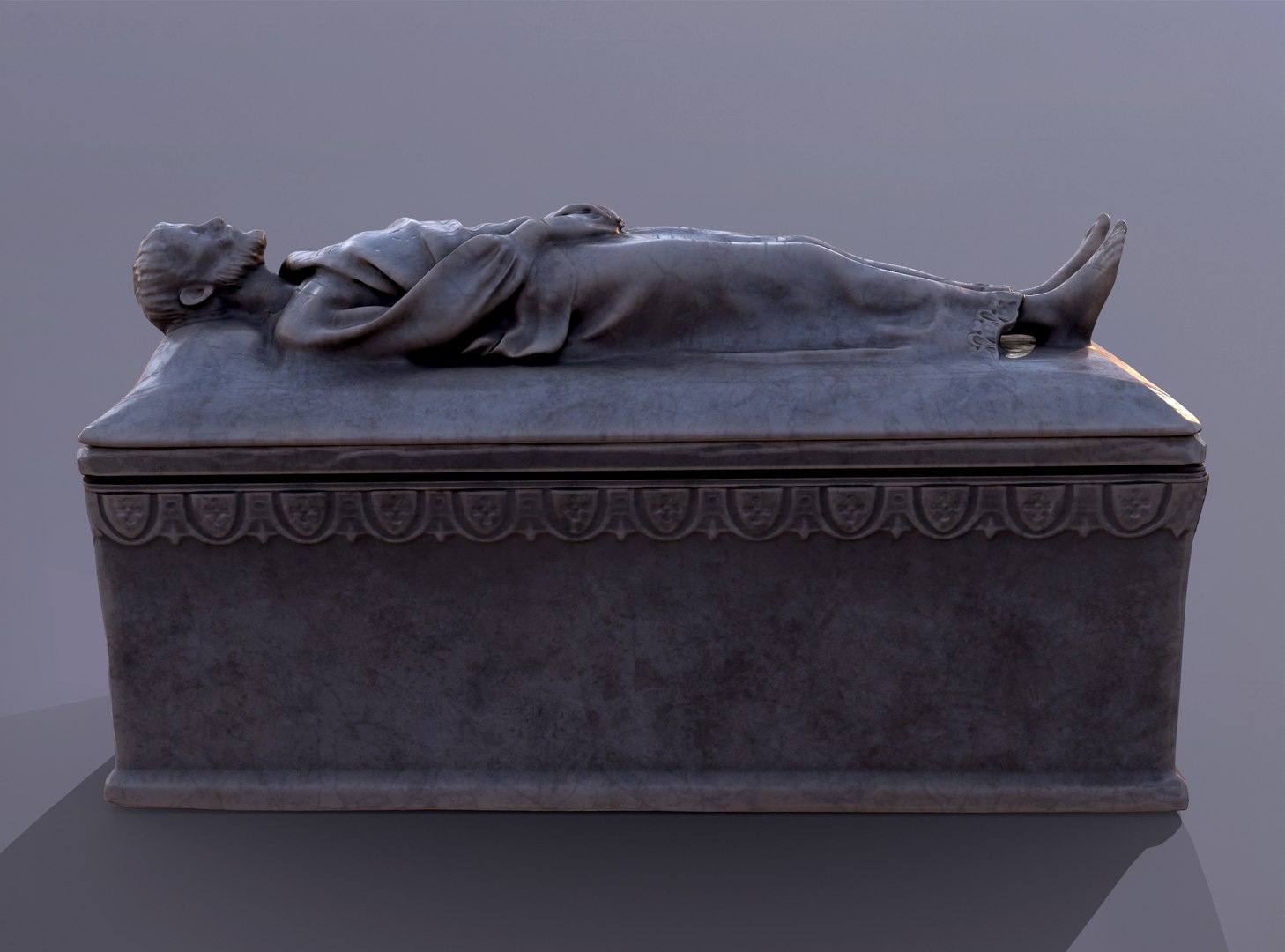 Medieval Stone Sarcophagus 3D Model - TurboSquid 2149377