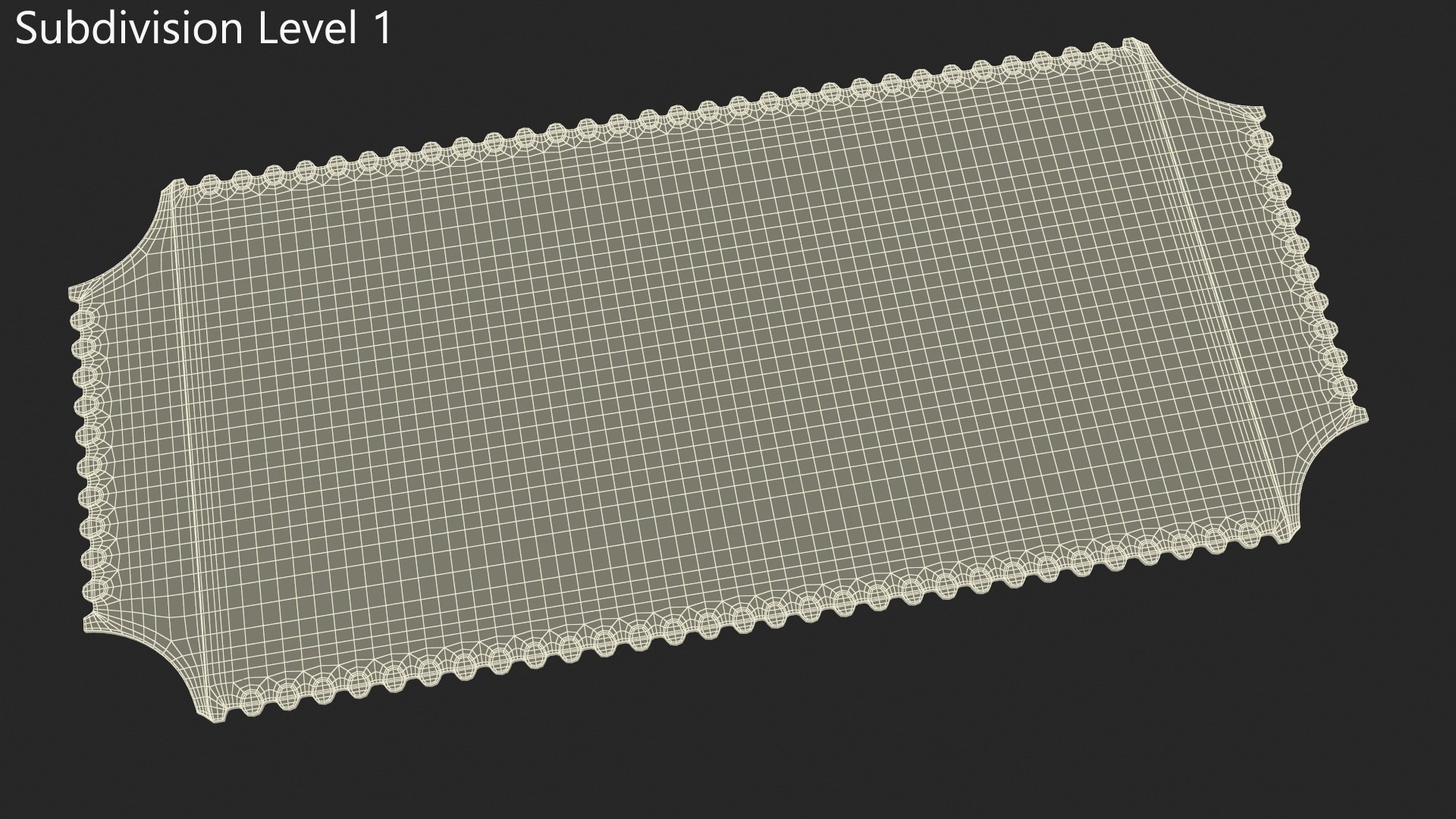 Golden Event Ticket 3D Model - TurboSquid 2238377