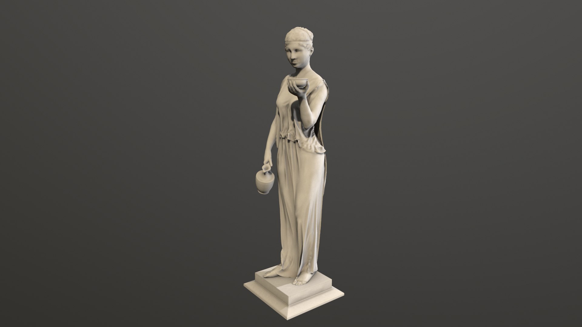 3D Model Statue Sculpture Ancient - TurboSquid 1683180