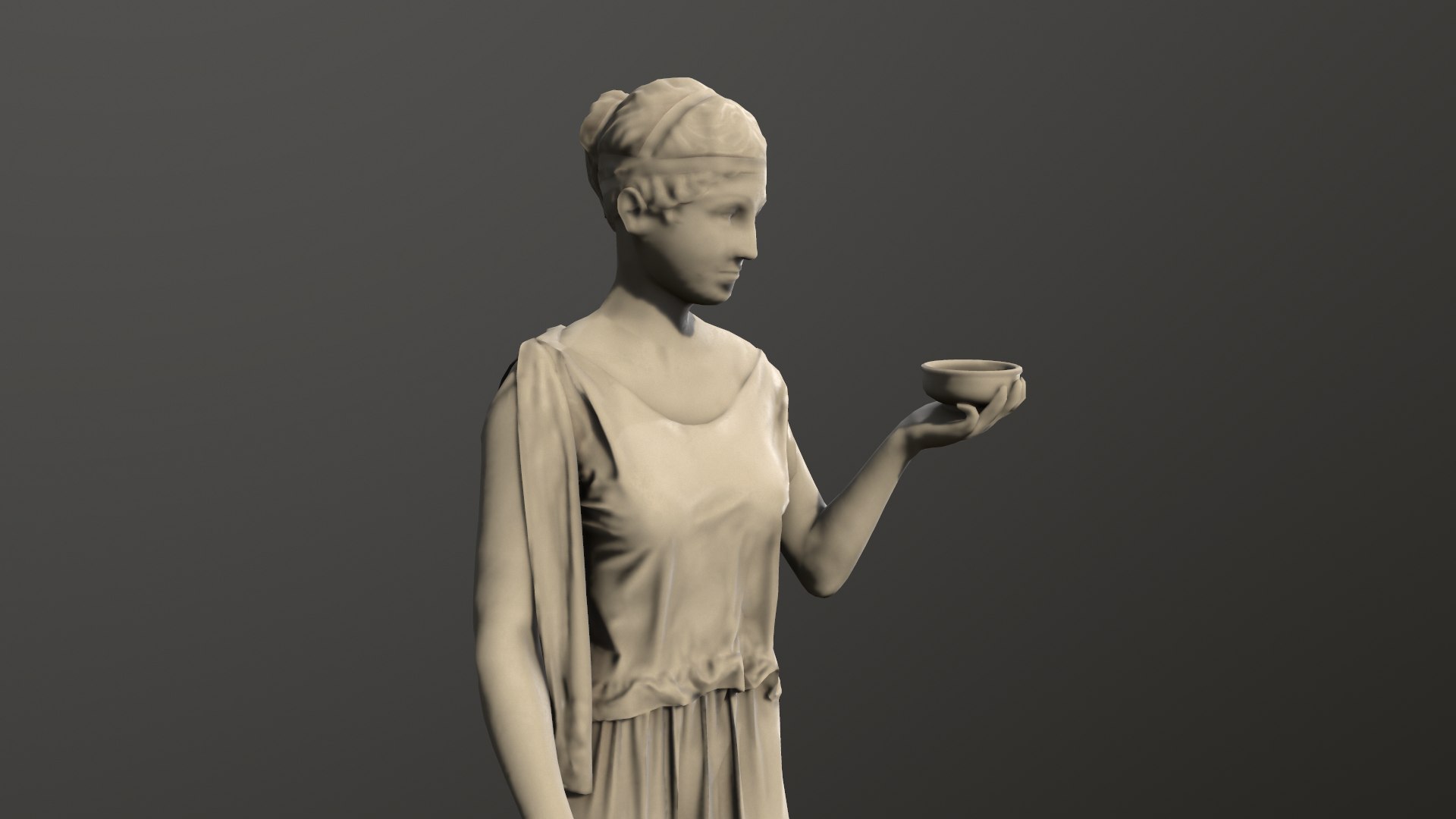 3D Model Statue Sculpture Ancient - TurboSquid 1683180