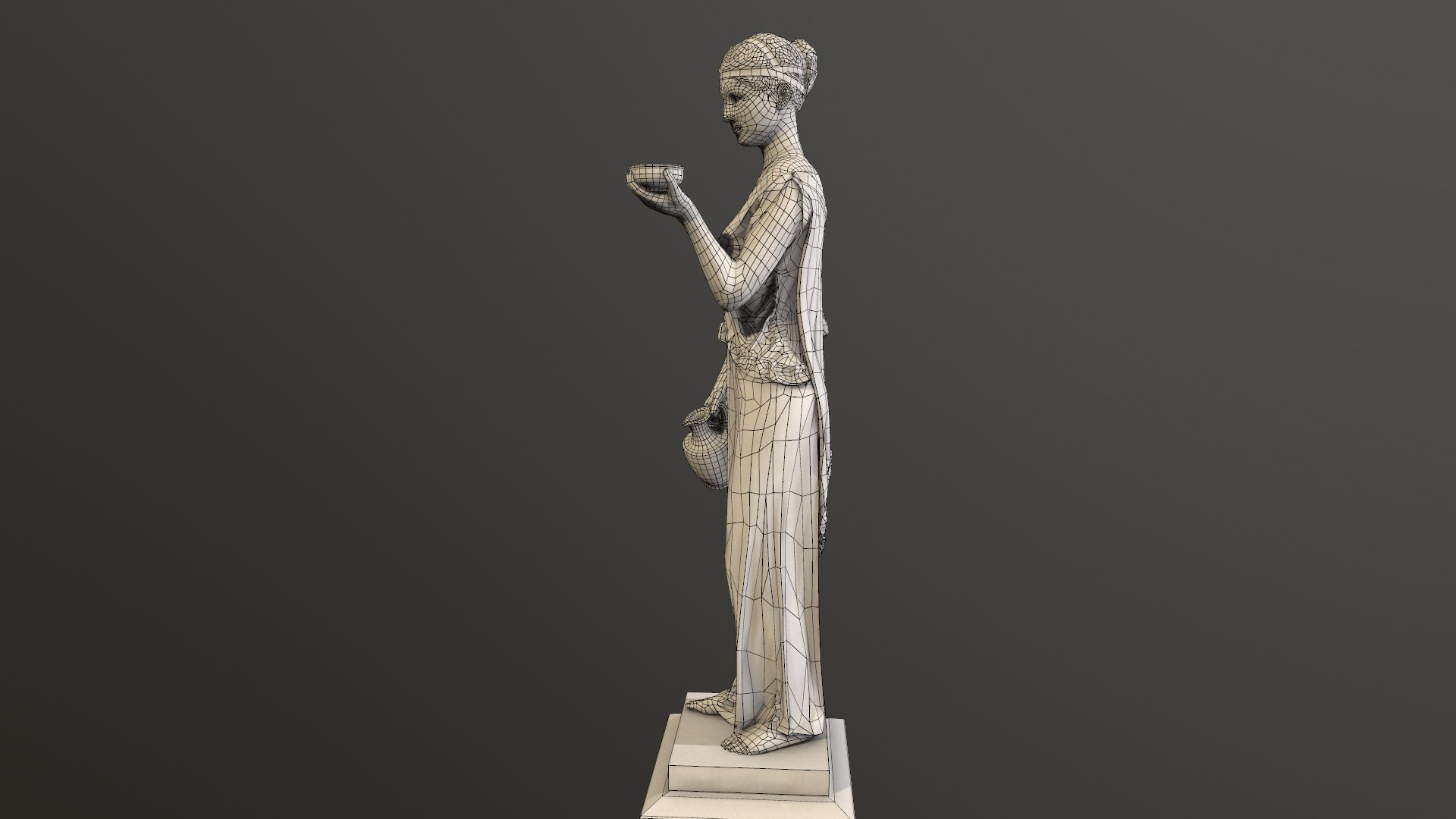 3D Model Statue Sculpture Ancient - TurboSquid 1683180