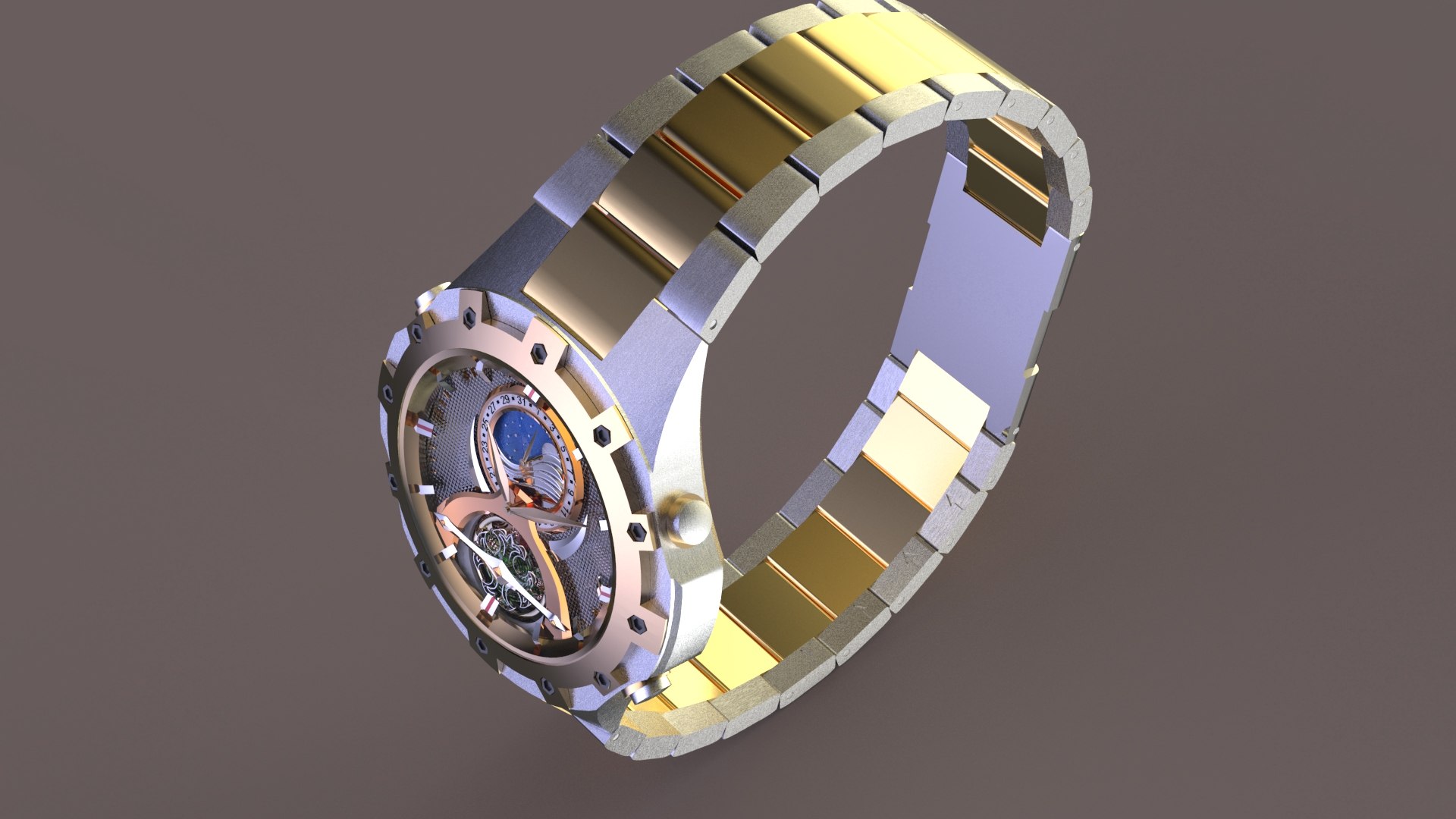 Generic New Concept Watch Design 3D Model - TurboSquid 1831934