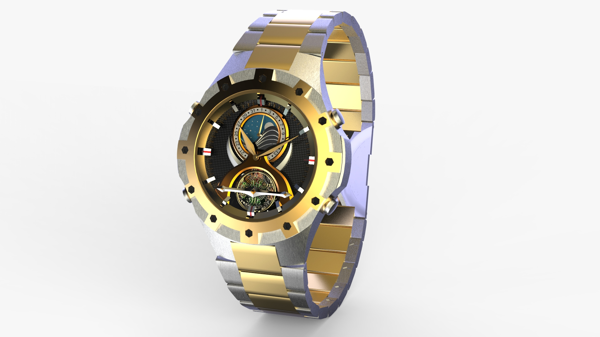 Generic New Concept Watch Design 3D Model - TurboSquid 1831934