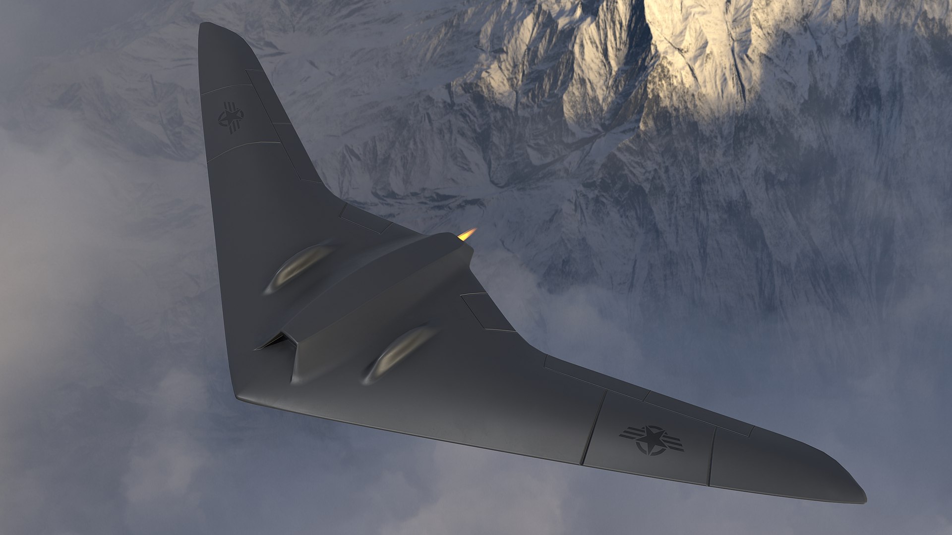 Lockheed Martin RQ-170 Sentinel 3D Model - TurboSquid 2410254