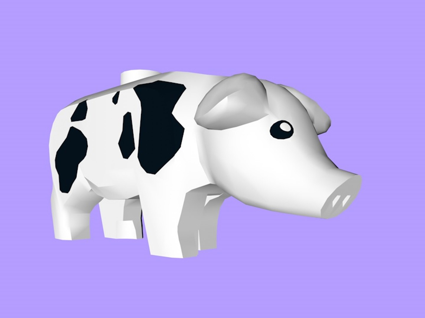 Lego Pig 3D Model - TurboSquid 1195933