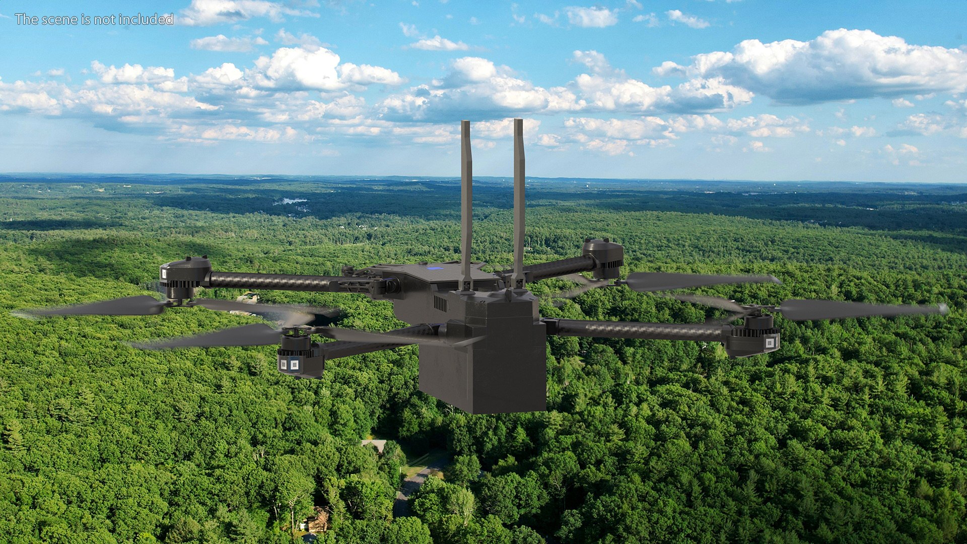 3D Model Autonomous Drone Skydio X2 Rigged For Cinema 4D - TurboSquid ...