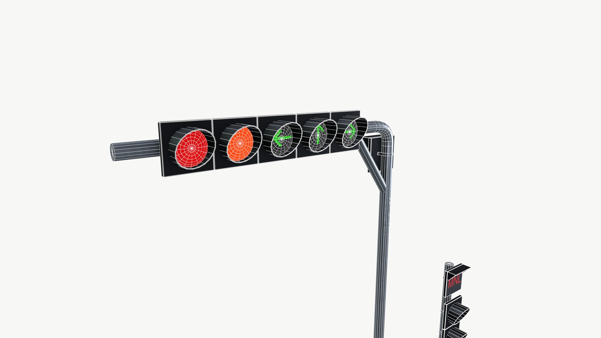 Traffic Light 3D Model - TurboSquid 2391899