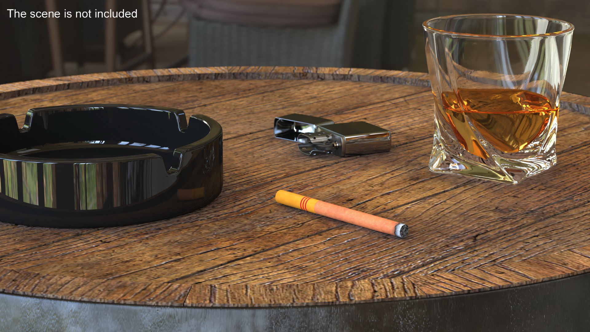 Lighted Cigar With Filter 3D Model - TurboSquid 2258185