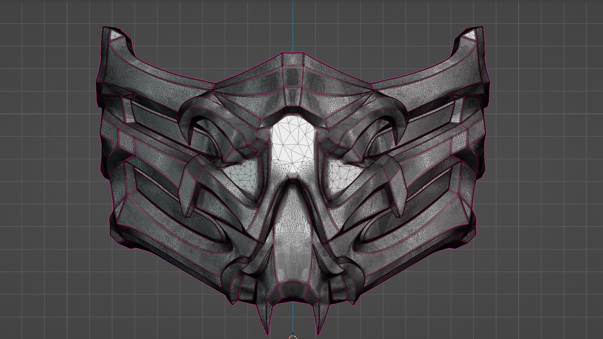 Samurai Mask Style 3D Print Ready Model - TurboSquid 2063133