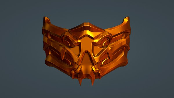 modelo 3d Samurai Mask Style 3D Print Ready - TurboSquid 2063133