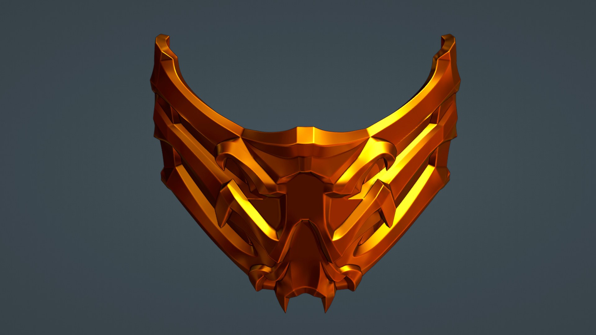 Samurai Mask Style 3D Print Ready Model - TurboSquid 2063133