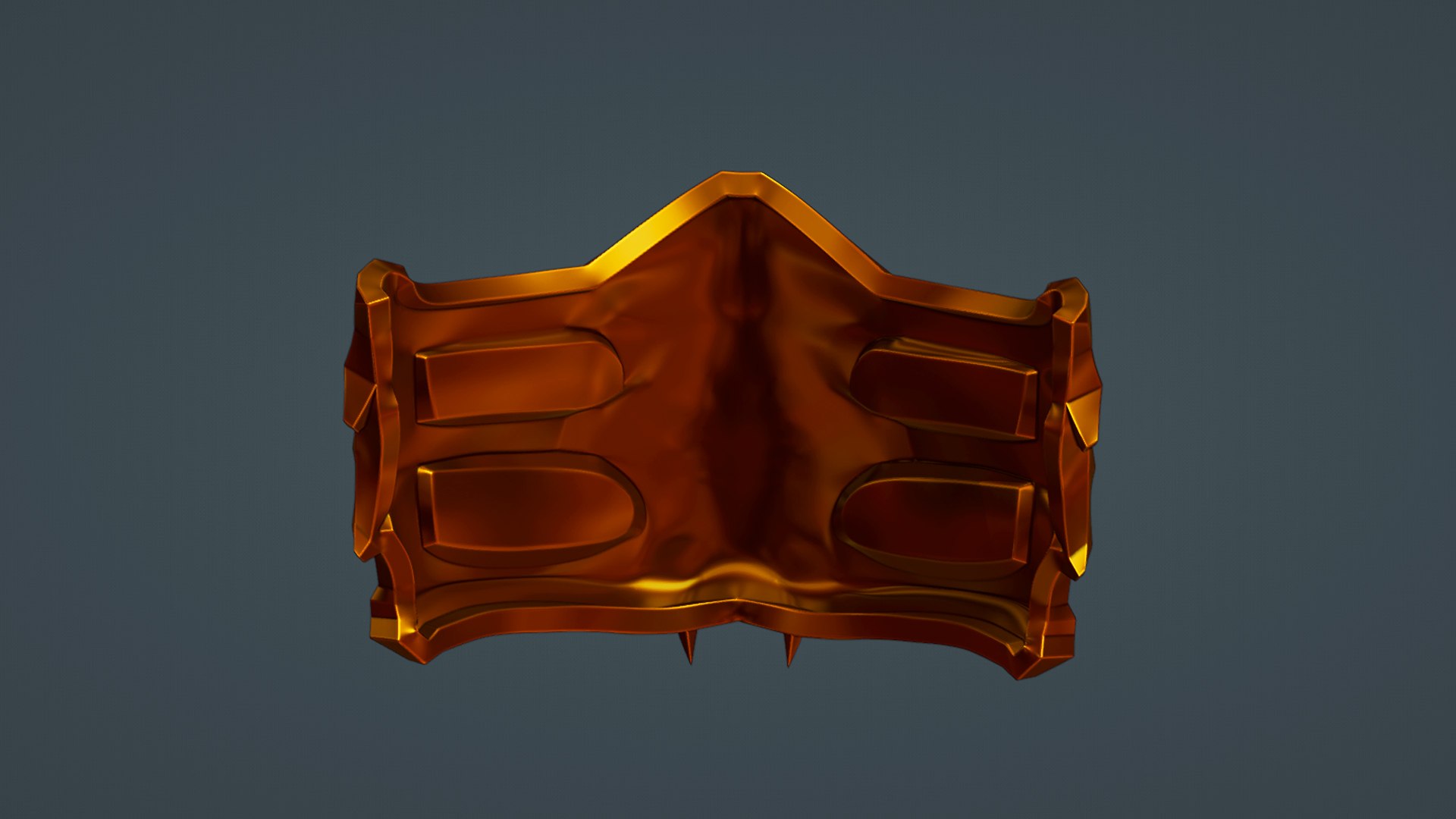 Samurai Mask Style 3D Print Ready Model - TurboSquid 2063133