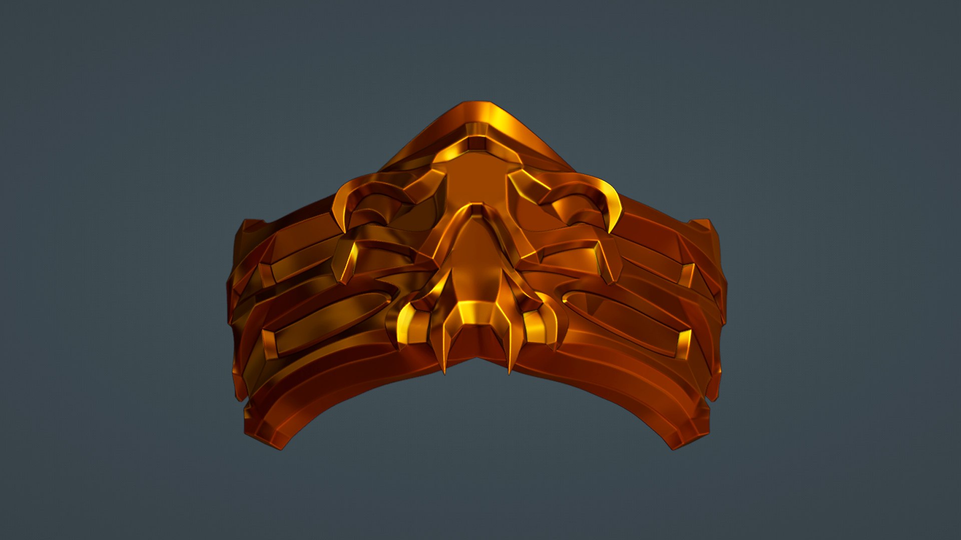 Samurai Mask Style 3D Print Ready Model - TurboSquid 2063133