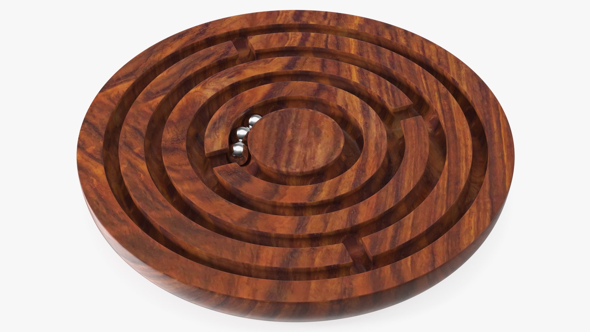 3D Round Wooden Marble Labyrinth Game - TurboSquid 1782488