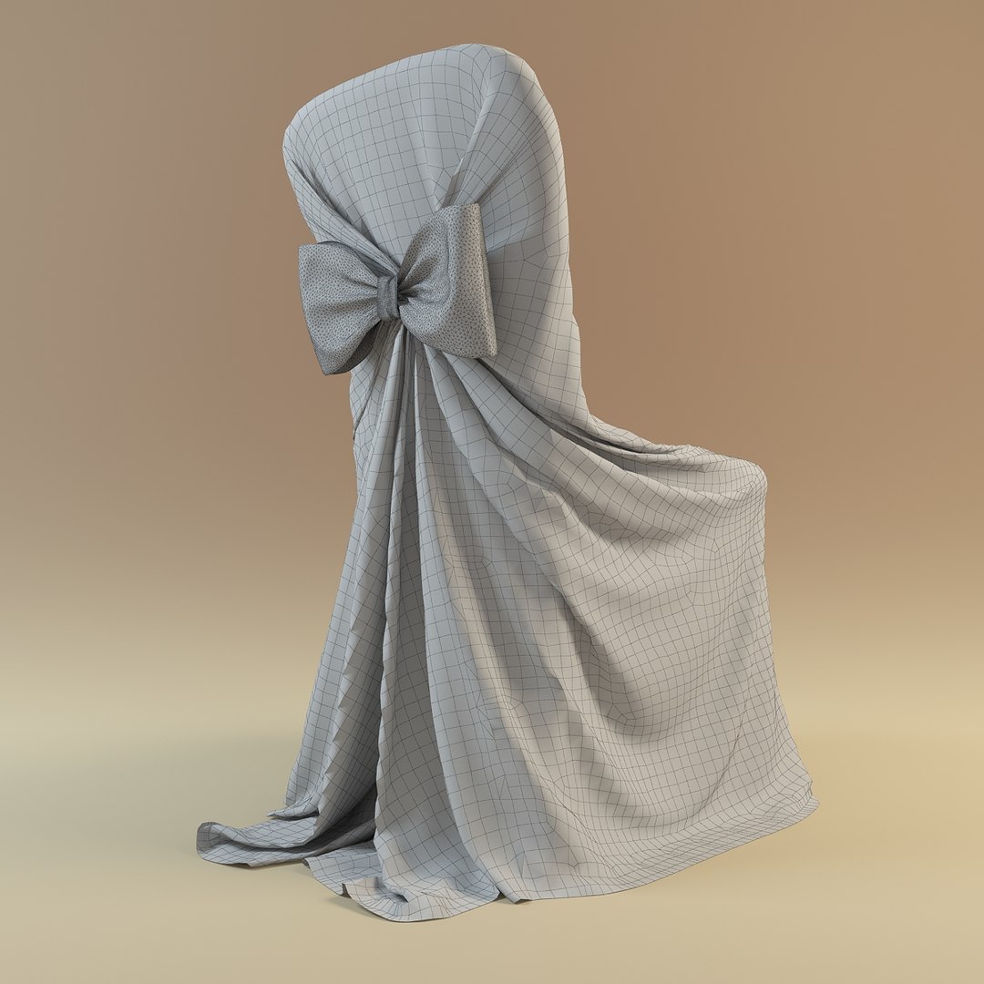 Wedding Chair 3d Model