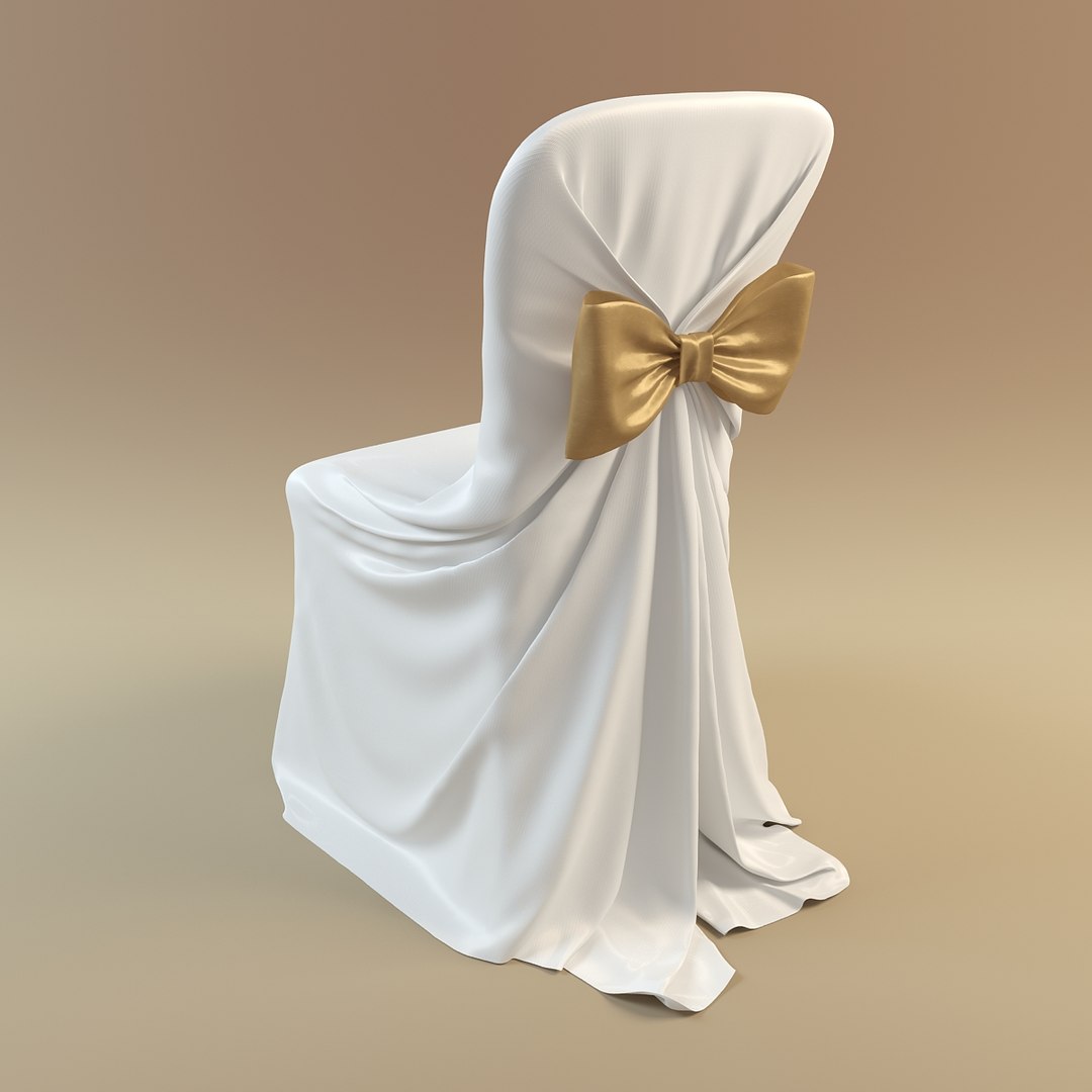 Wedding Chair 3d Model
