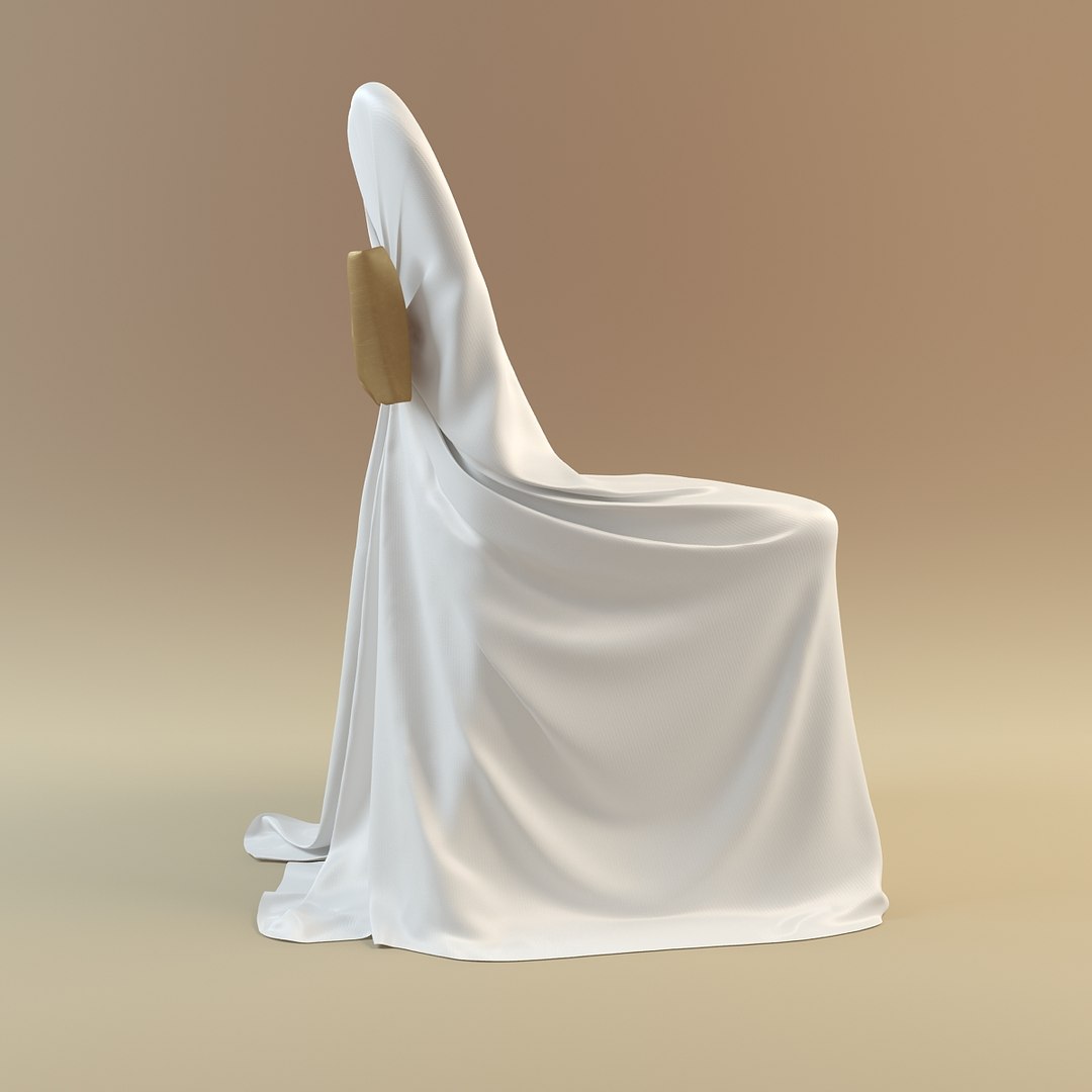 Wedding Chair 3d Model