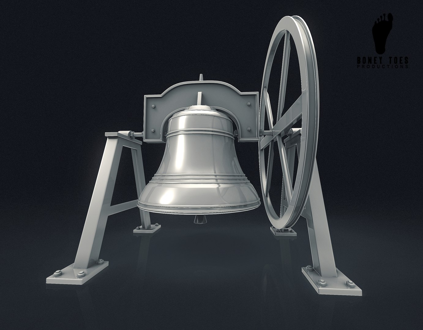 3D Mission Church Bell - TurboSquid 1243693